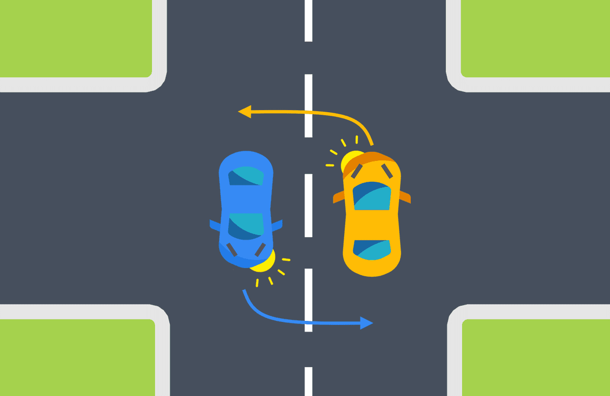 Croisement de voitures